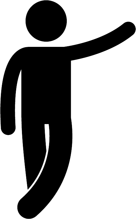 Permanent Recruitment - Leaning Stick Man Png Clipart - Large Size Png ...