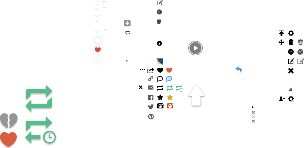 Transparent Tumblr Reblog Icon Clipart - Large Size Png Image - PikPng