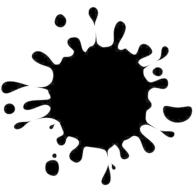 Oil Clipart Splat - Colour Black Splash - Png Download - Large Size Png ...