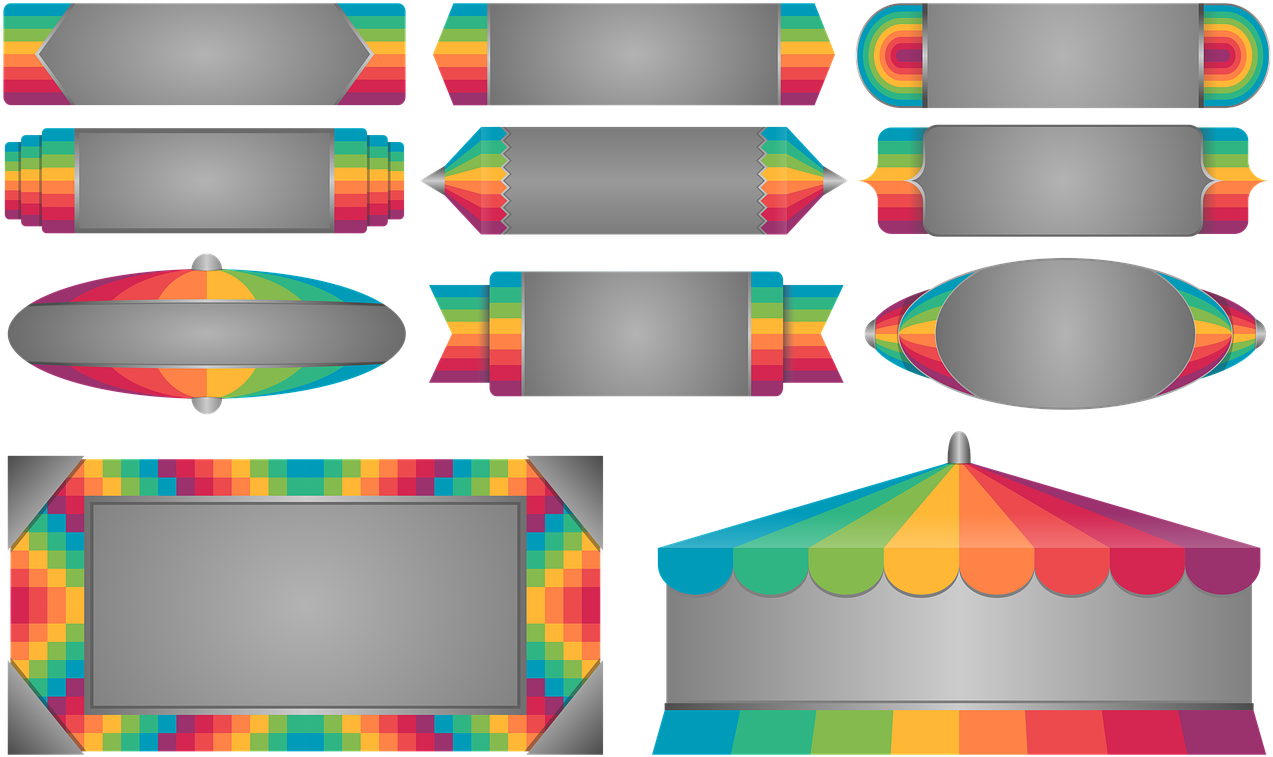 Ribbon Colorful Rainbow Design Png Image - Graphic Design Clipart ...