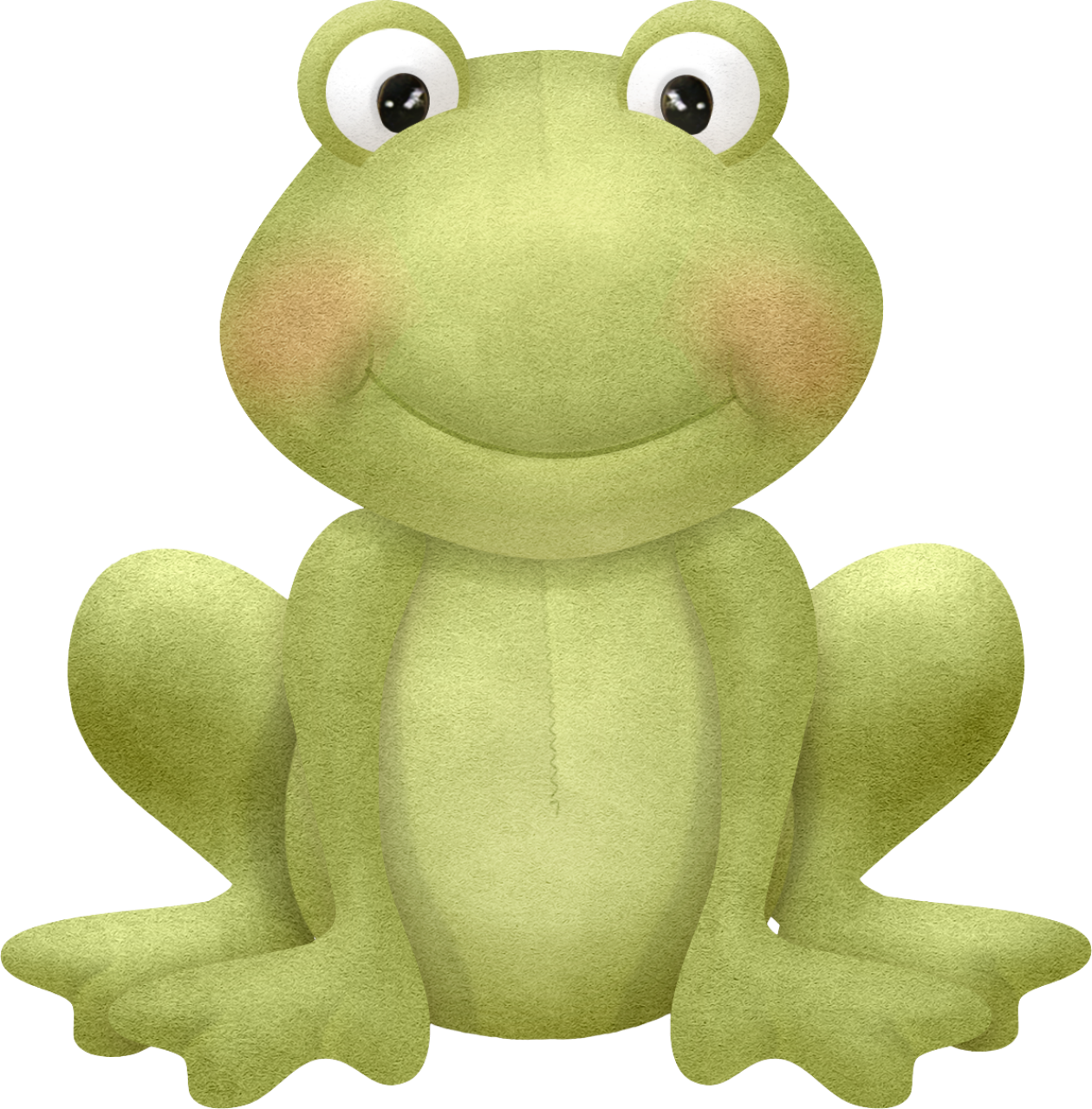 Frogs Clipart Boy - Frog With Flower - Png Download - Large Size Png ...
