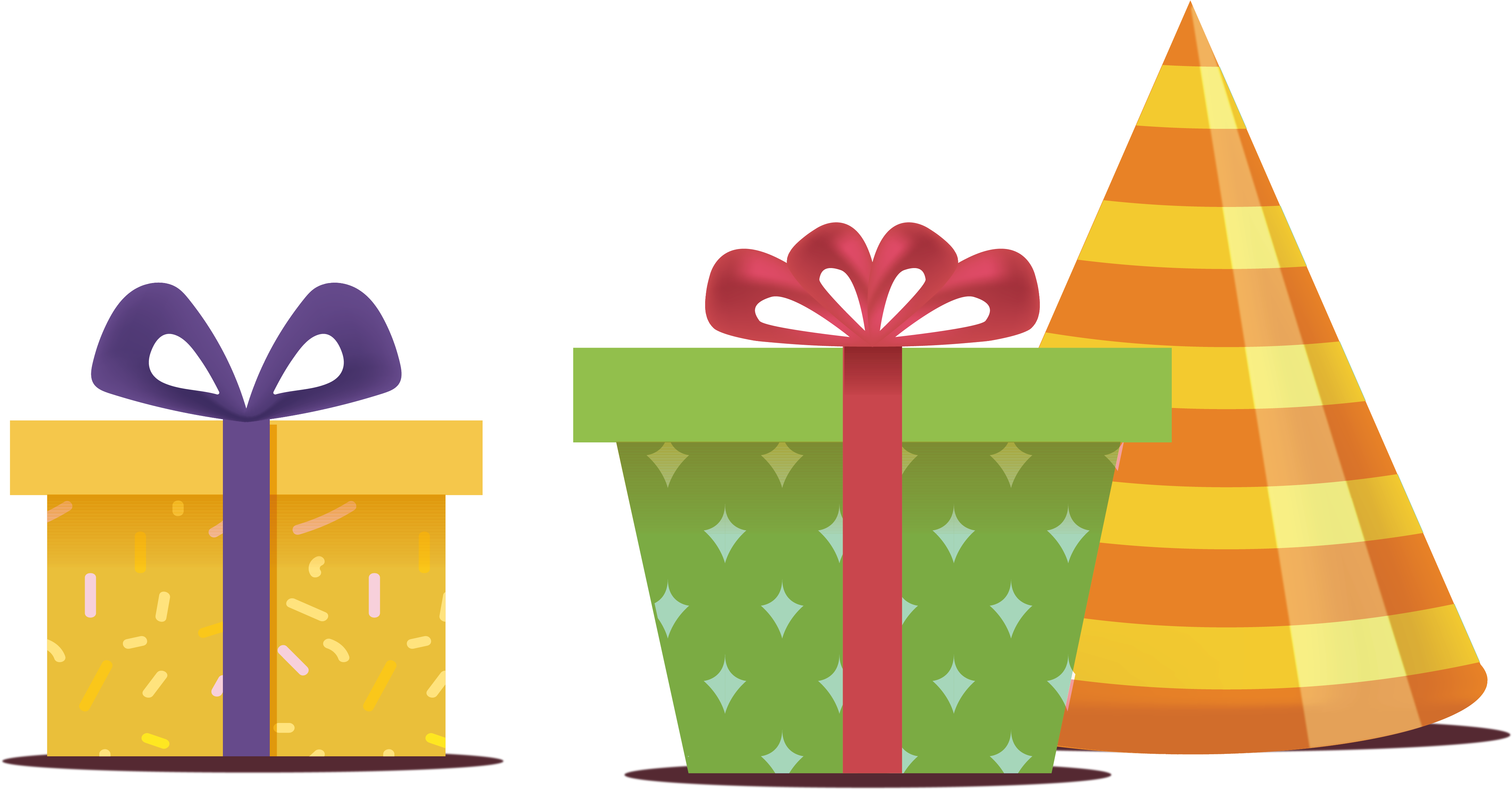 Colorful Boxes Png Presente De Aniversário Png Clipart Large Size