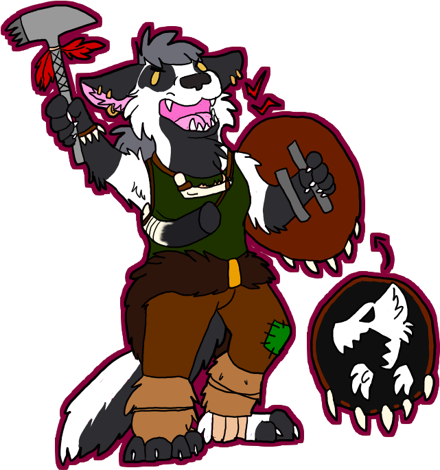 Jinx The Barbarian - Cartoon Clipart - Large Size Png Image - PikPng