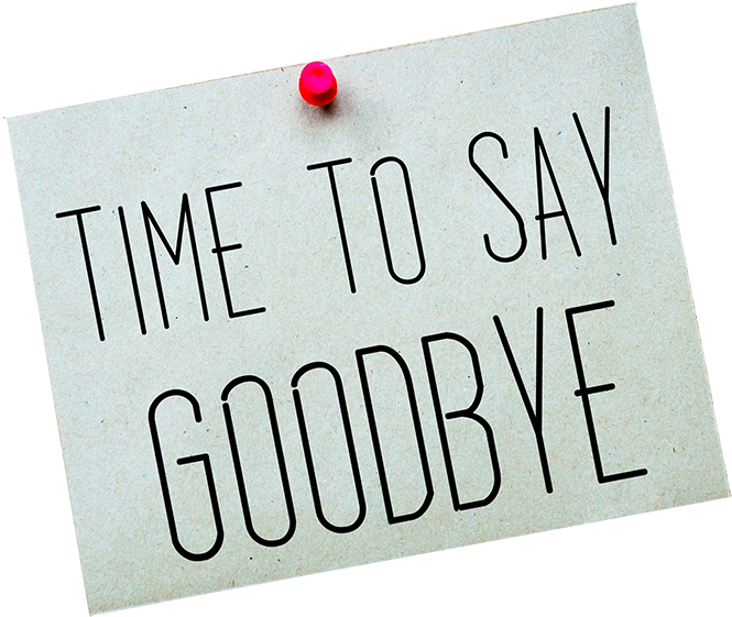 Goodbye Download Png Image - Paper Clipart - Large Size Png Image - PikPng