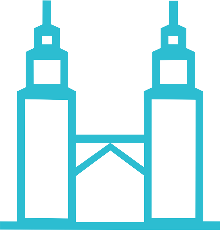 Petronas Twin Towers Icons Png - Malaysia Twin Tower Icon Clipart ...