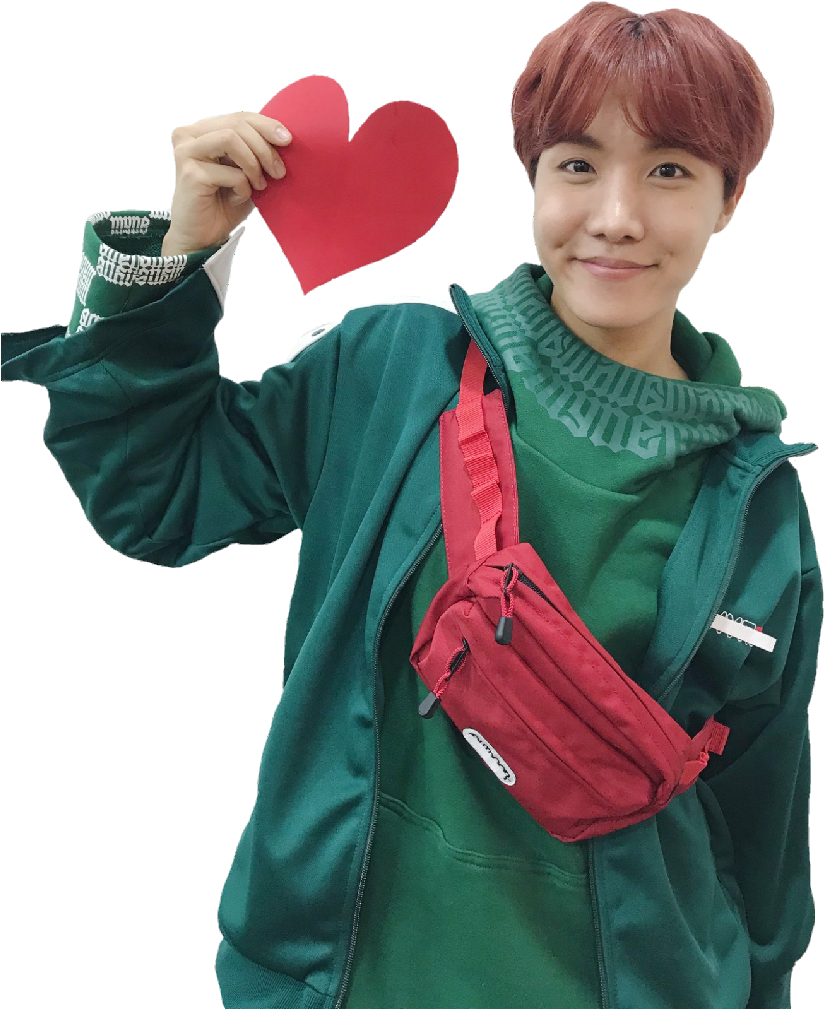 Shunshine Hoseok Bts - Bts Wearing Fanny Pack Clipart - Large Size Png ...