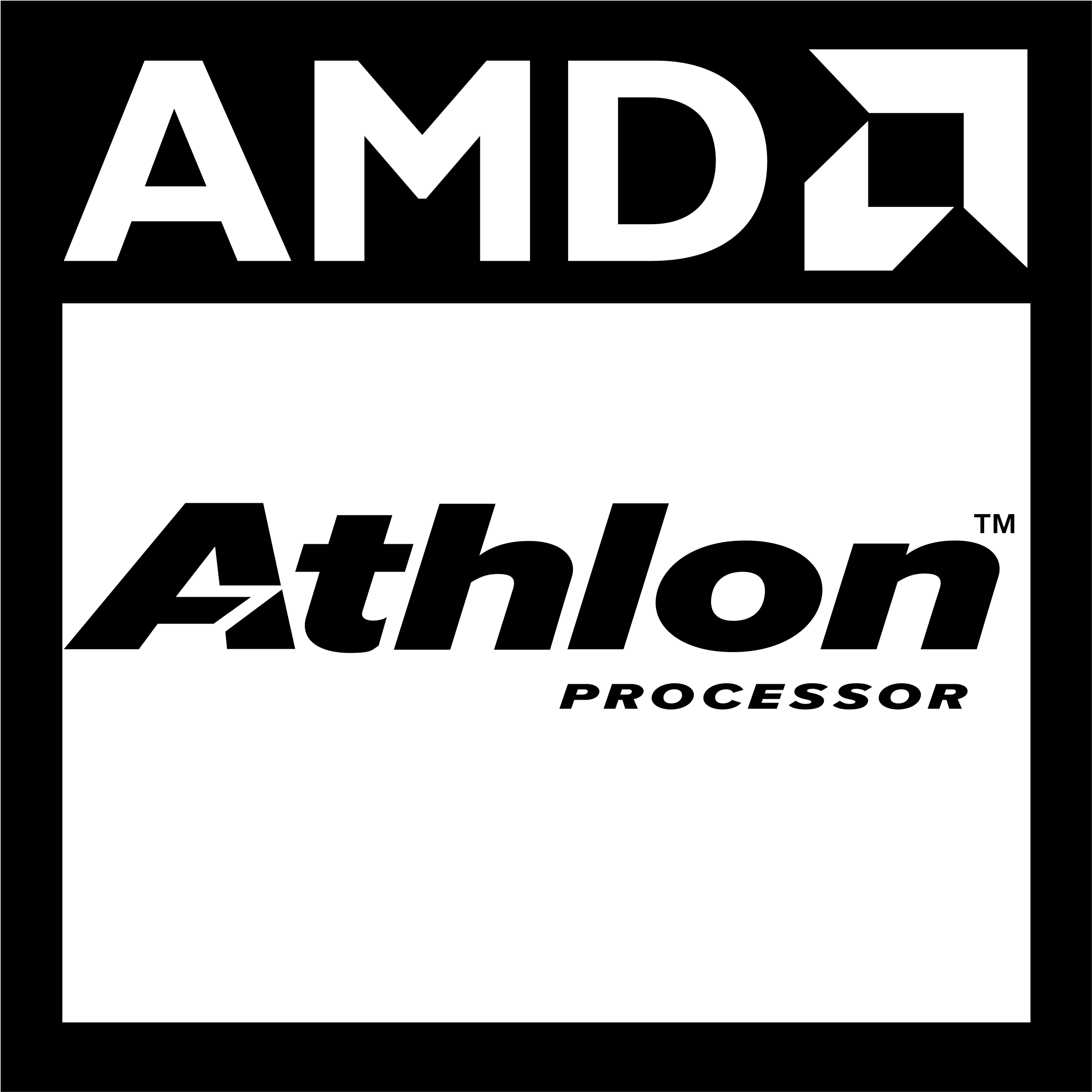 Amd Athlon Processor Logo Png Transparent - Amd Athlon Logo Clipart ...