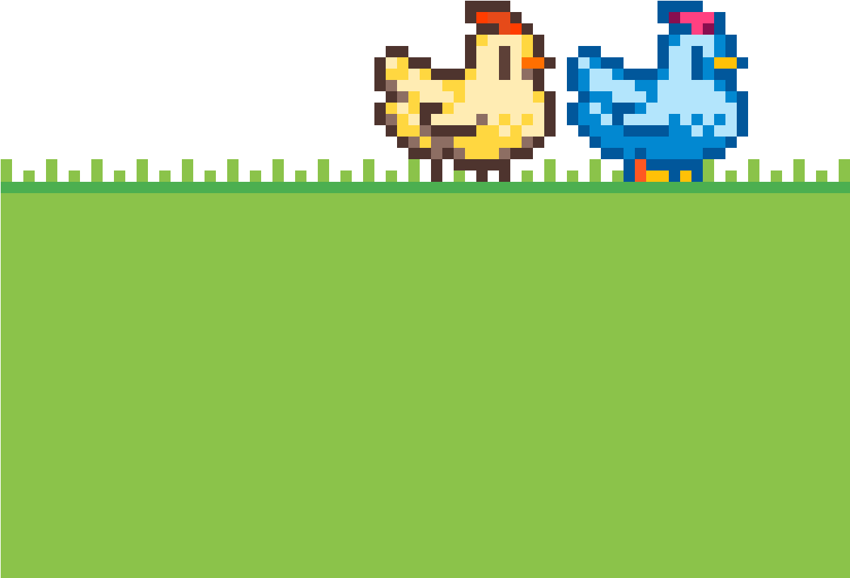 Stardew Valley Chickens Clipart - Large Size Png Image - PikPng