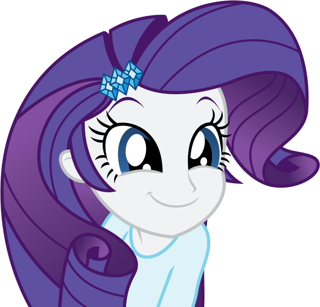 Artist Sketchmcreations - Mlp Eg Rarity Happy Clipart - Large Size Png ...