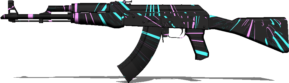 Csgo Skins Png - Ak 47 Uncharted Skin Clipart - Large Size Png Image ...