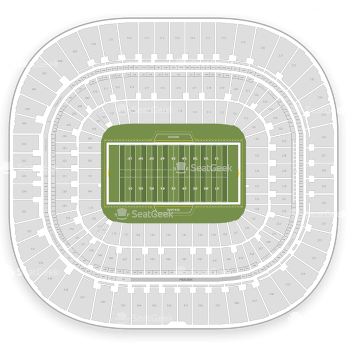 Panthers Stadium Seating Chart