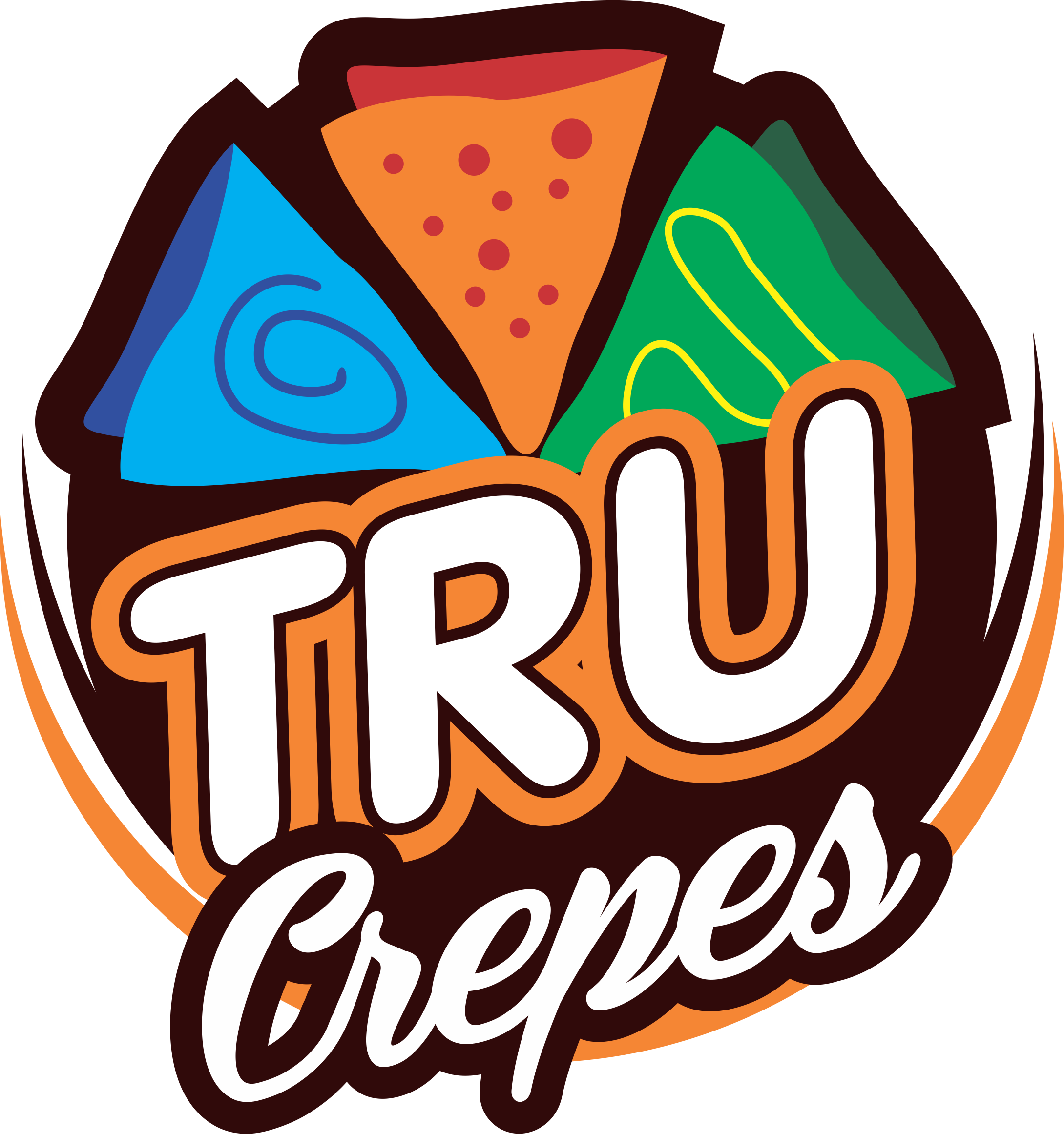 Logo Tru Crepes By Zannoism - Logos De Crepes Clipart - Large Size Png ...