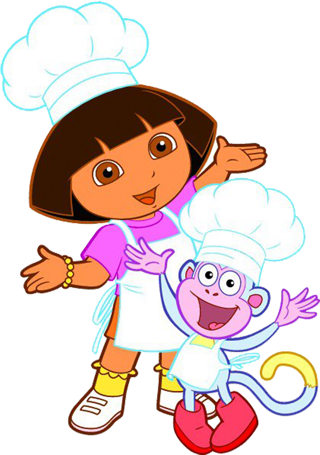 Dora The Explorer - Dora The Explorer Chef Clipart - Large Size Png ...