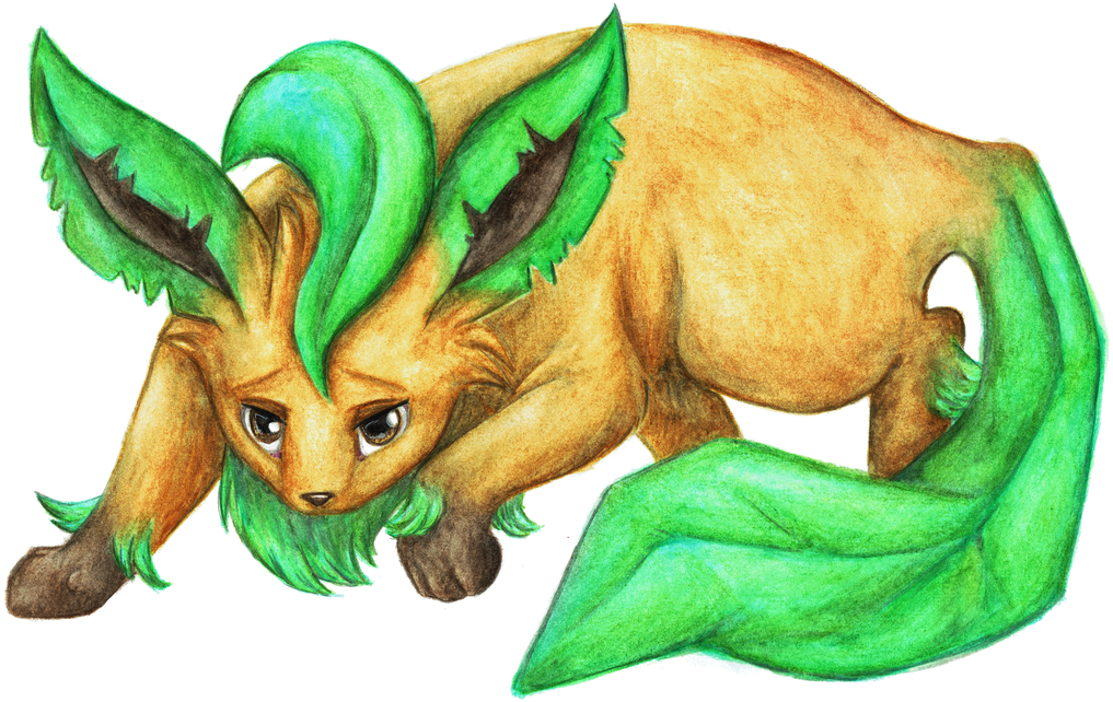 Pokemon - Leafeon - Cartoon Clipart - Large Size Png Image - PikPng