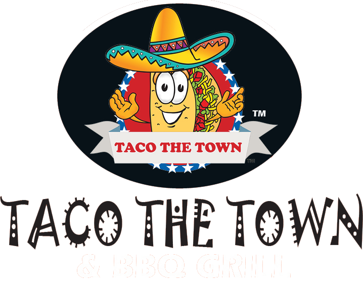 Taco The Town And Bbq Grill - Taco Clipart - Large Size Png Image - PikPng