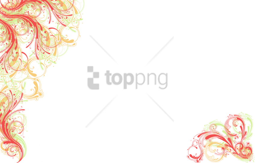 Free Png Colorful Floral Design Png Png Image With - Coreldraw Png ...