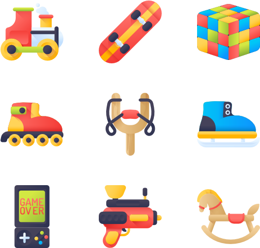 Christmas Toys - Icon Flat Design Png Clipart - Large Size Png Image ...