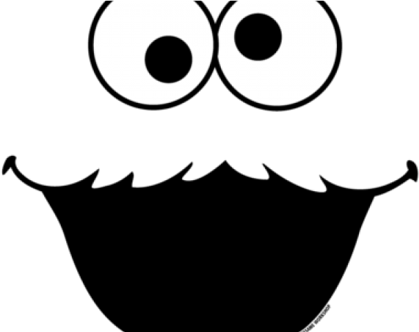 Picture Freeuse Stock Cookie Monster Clipart - Cookie Monster Eyes And ...
