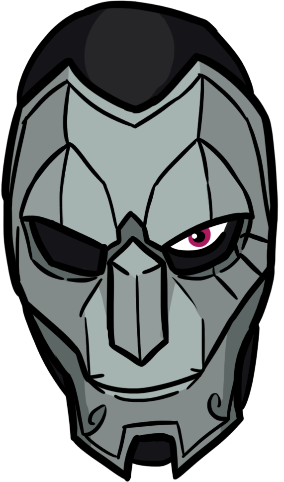 Jhin From League Of Legends - Jhin Mask Gif Transparent Clipart - Large ...