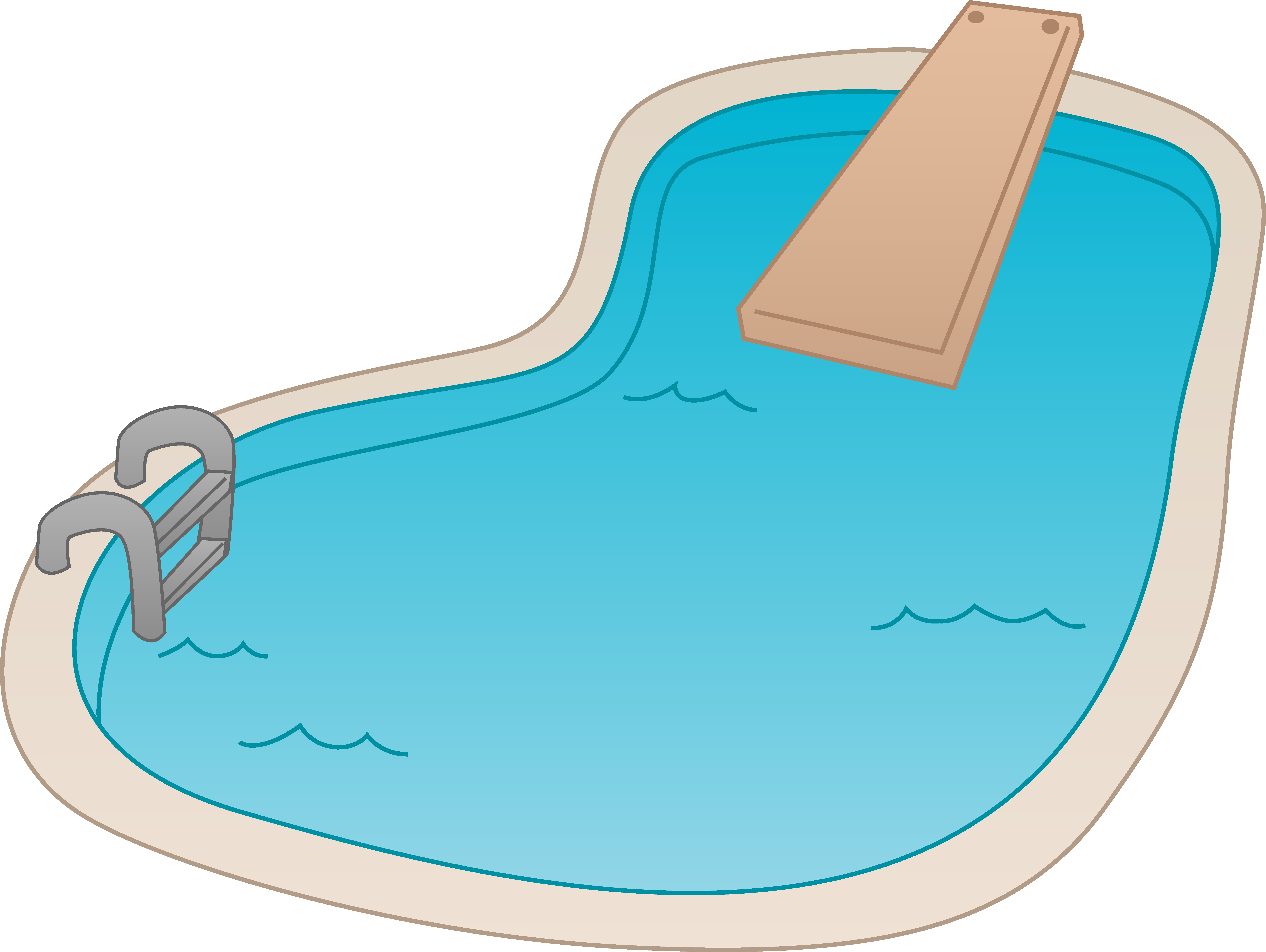 Kids Clipart Swimming Pool - Png Download - Large Size Png Image - PikPng