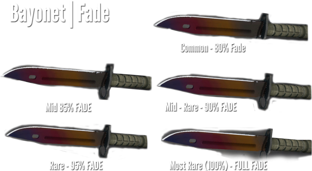 Csgo Fade Knife Awesome Steam Munity Guide Cs Go - Bayonet Fade ...