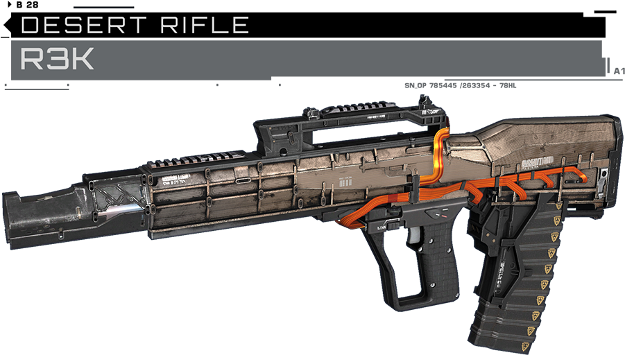Replaces Desert Rifle With R3k From Call Of Duty Infinite - Cod Iw R3k ...