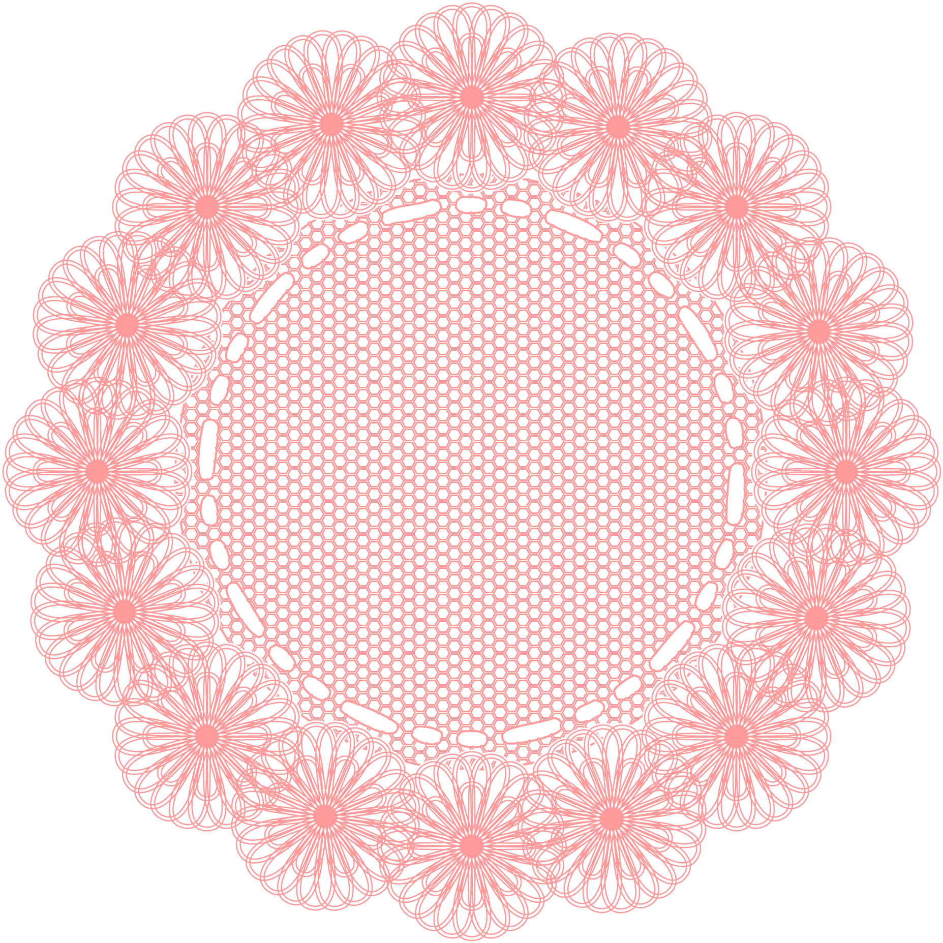 Doily Vector Digital - Circle Clipart - Large Size Png Image - PikPng