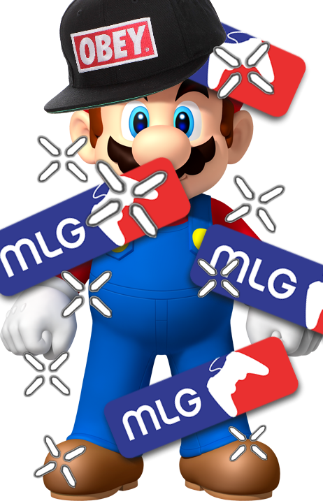 Download Mlg Sticker - Super Mario Bros Clipart Png Download - PikPng