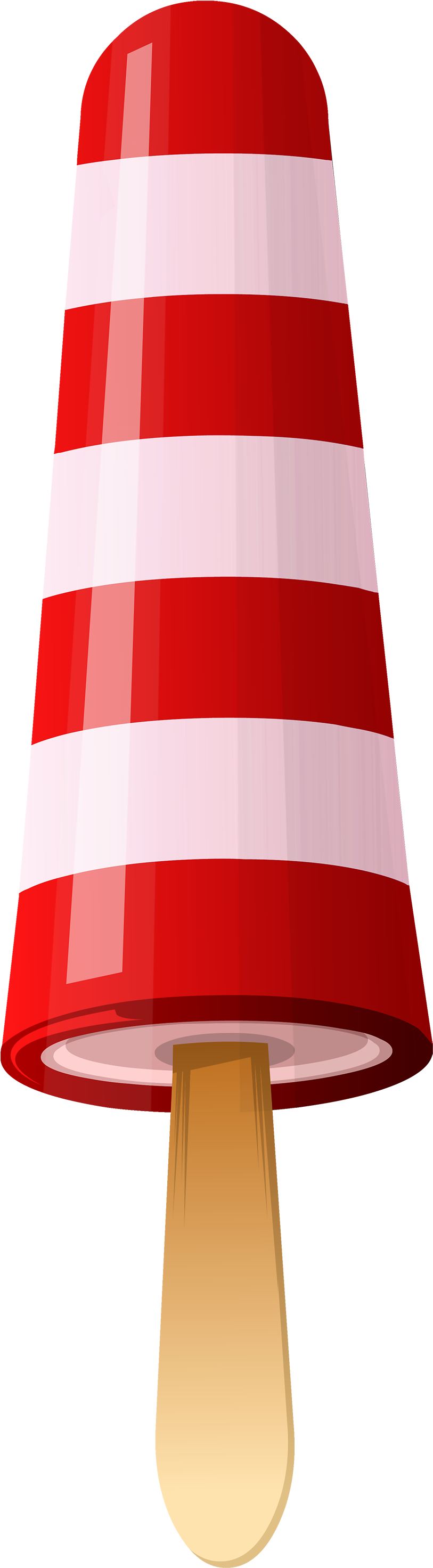 Red Striped Ice Cream Png Clipart Image - Red Ice Cream Png Transparent ...