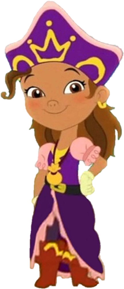 Pirates Clipart Princess - Jake Izzy Cubby Skully - Png Download ...