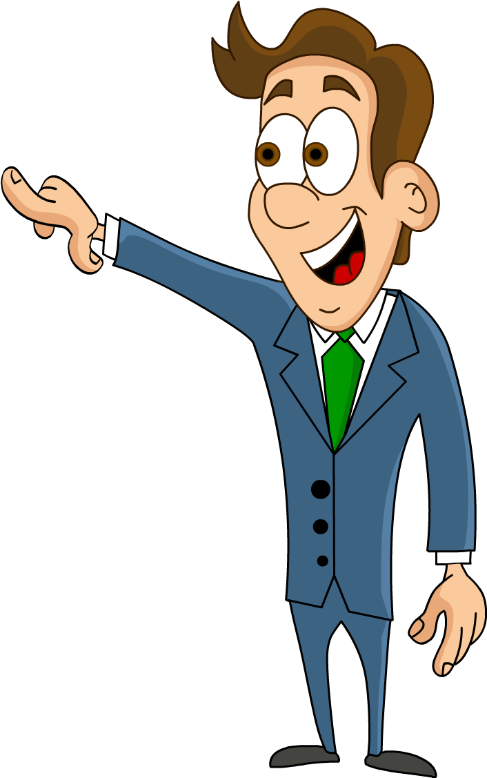 Mission - Thumbs Up Cartoon Man Clipart - Large Size Png Image - PikPng