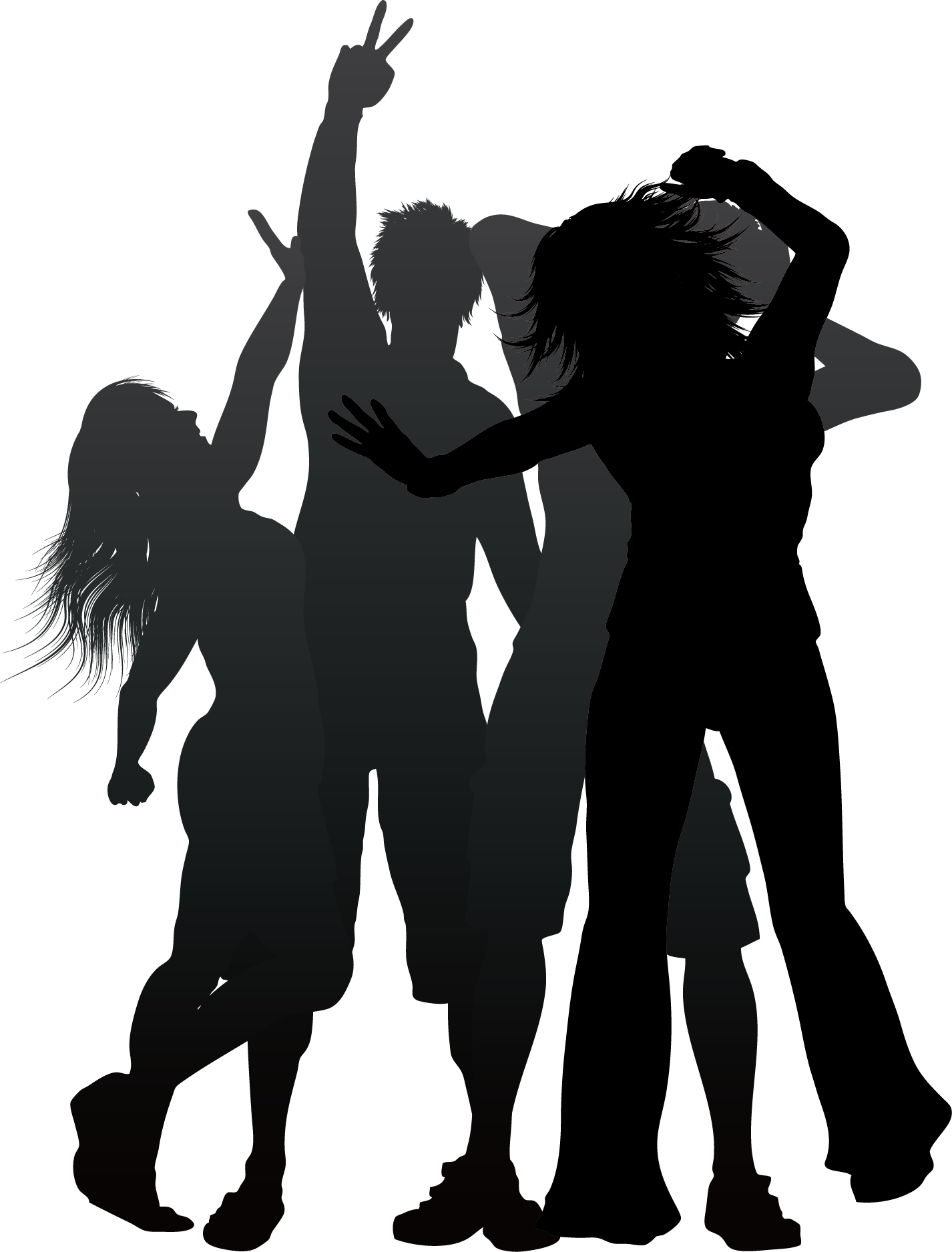 Nightclub People Dancing Png - Party People Background Clipart - Large ...