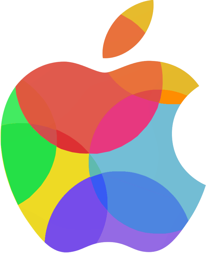 The Gallery For > Apple Logo 2013 Png - Colorful Apple Logo Transparent ...