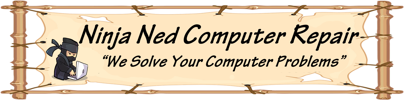 Ninja Ned Computer Repair - Banner Clipart - Large Size Png Image - PikPng