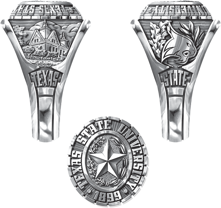 Texas State University Ring Clipart - Large Size Png Image - PikPng