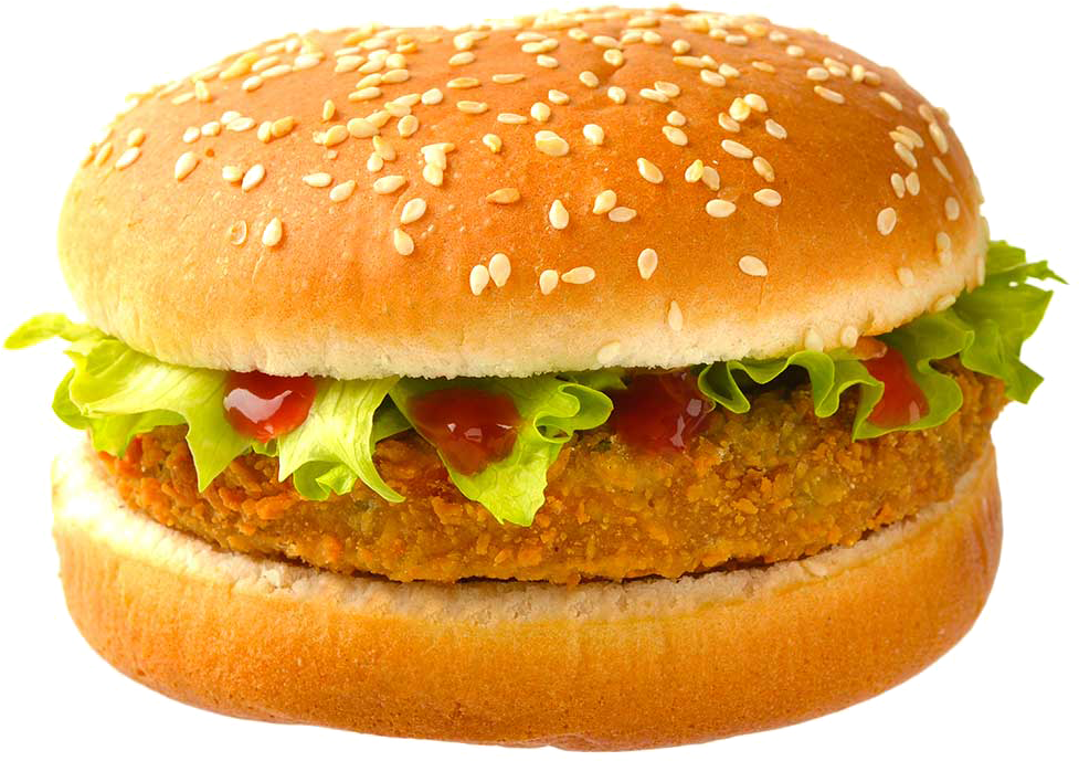 Burger Transparent - Burger Veg Clipart - Large Size Png Image - PikPng