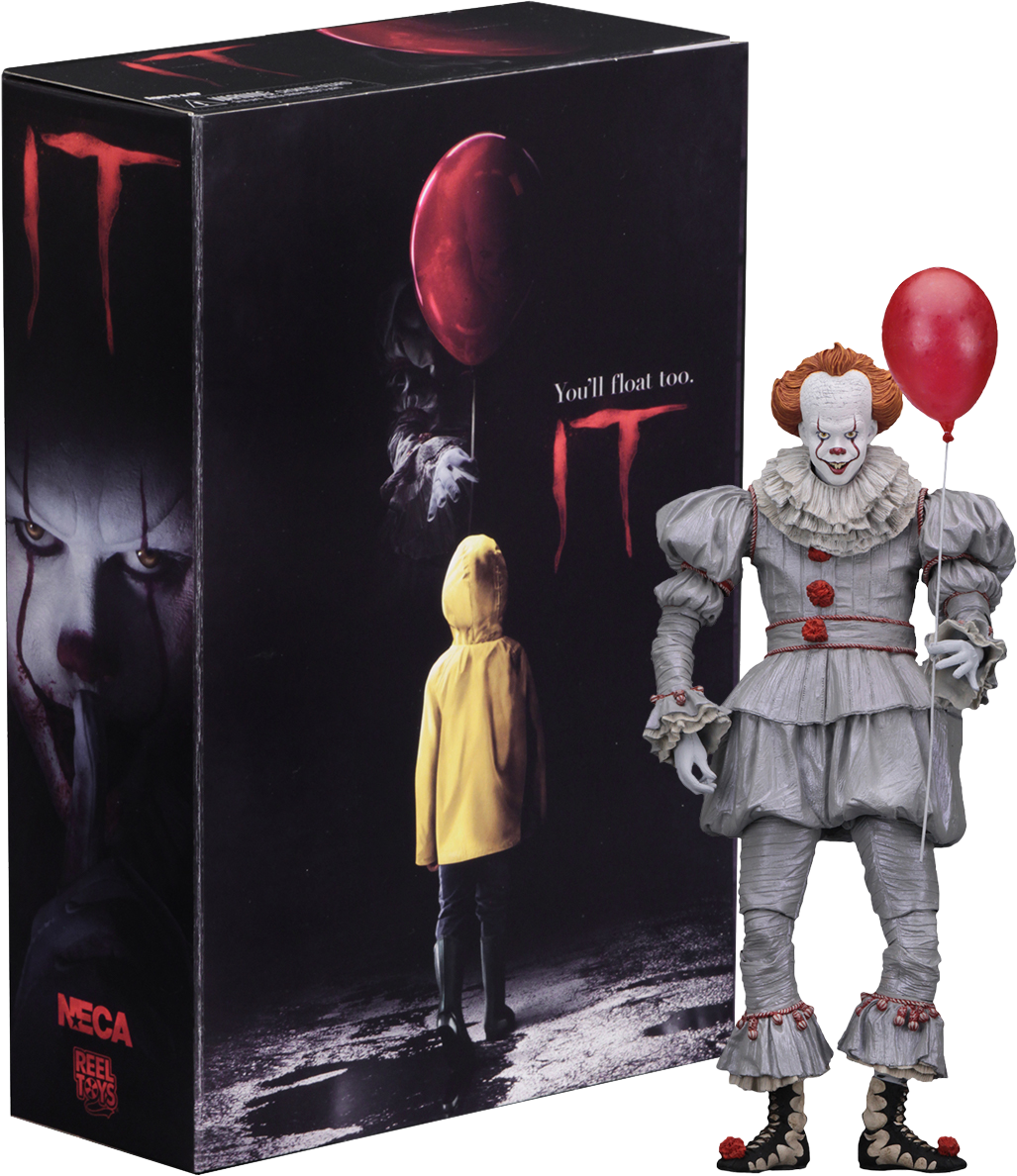 It - Neca Pennywise Action Figure Clipart - Large Size Png Image - PikPng