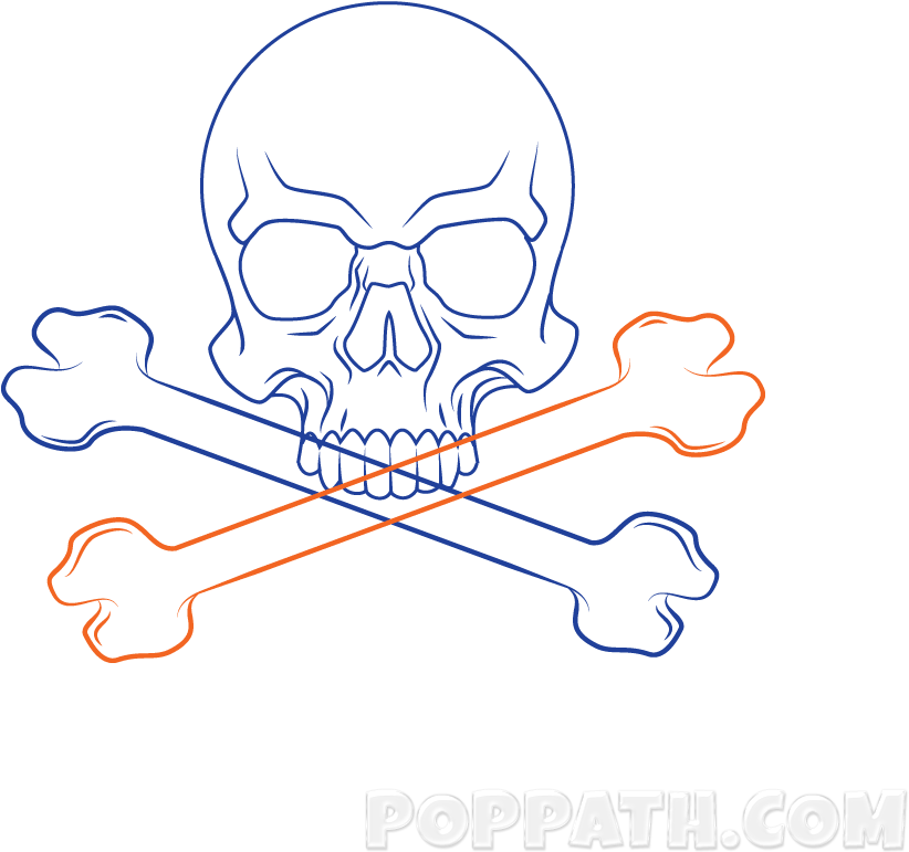 Play Slideshow - Skull Clipart - Large Size Png Image - PikPng