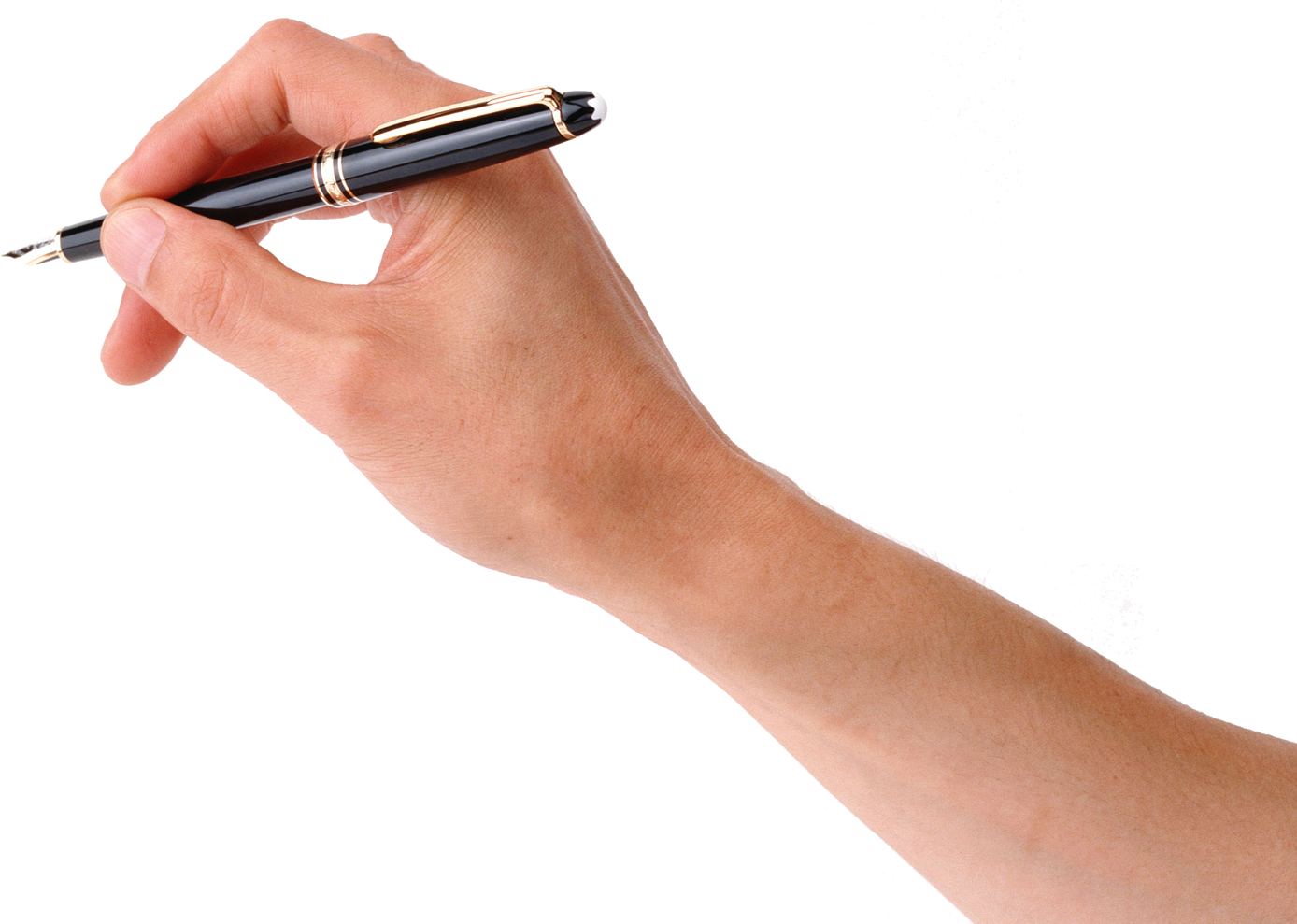 Thumb Image - Hand With Pen Png Clipart - Large Size Png Image - PikPng