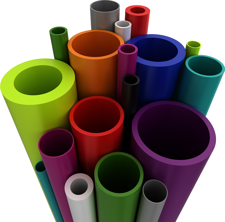 Pvc Pipes Different Color Clipart - Large Size Png Image - PikPng