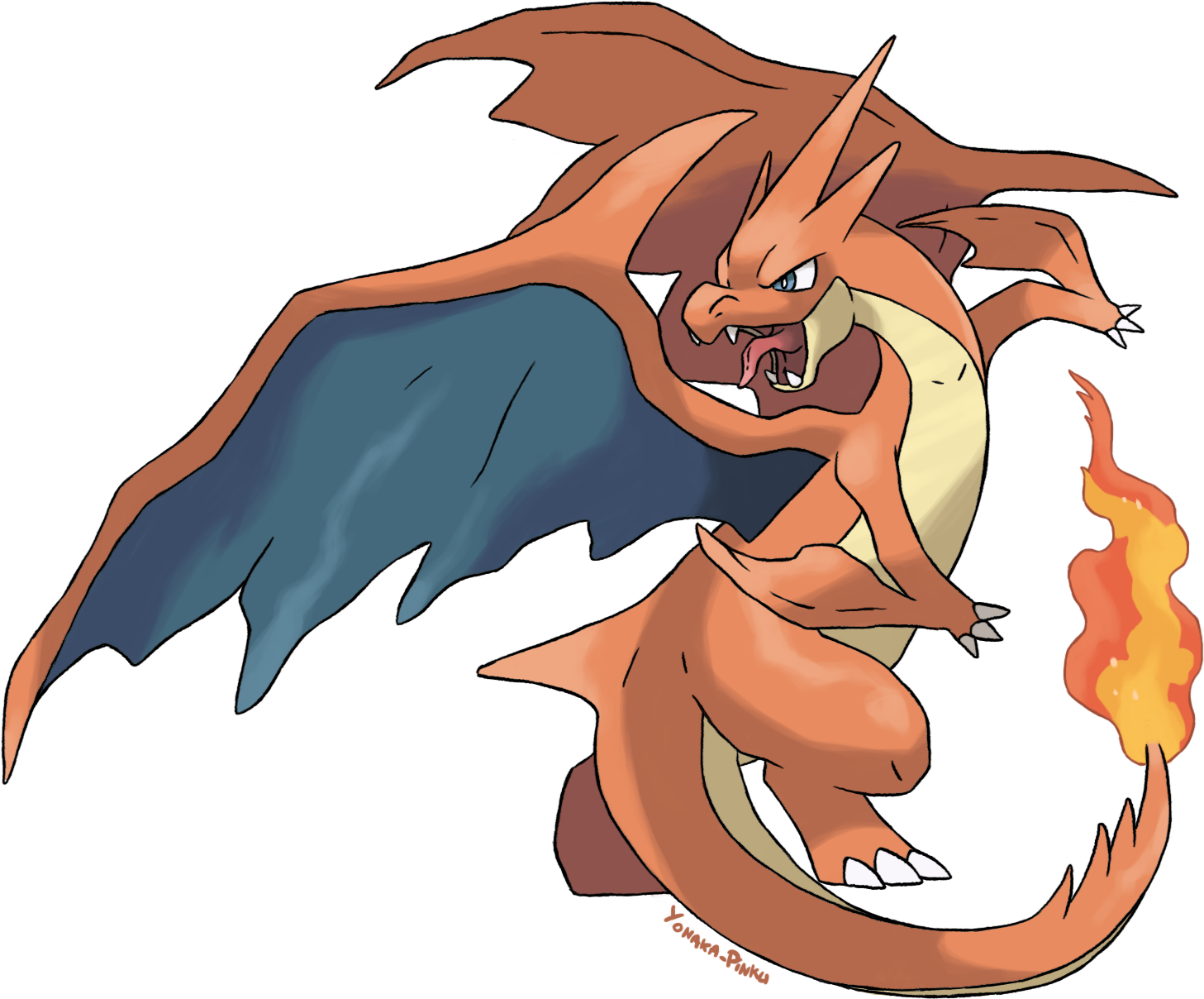 Mega Charizard Png - Mega Charizard Y Clipart - Large Size Png Image ...