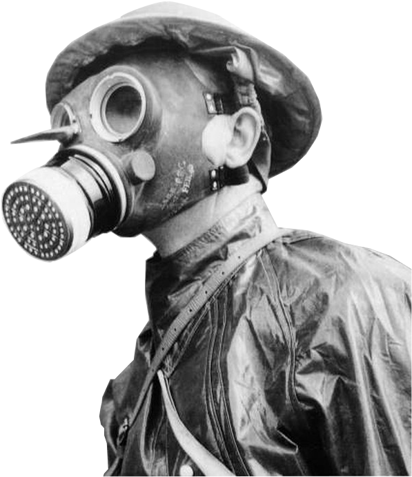 Gas Mask Ww2 Soldier Clipart - Large Size Png Image - PikPng