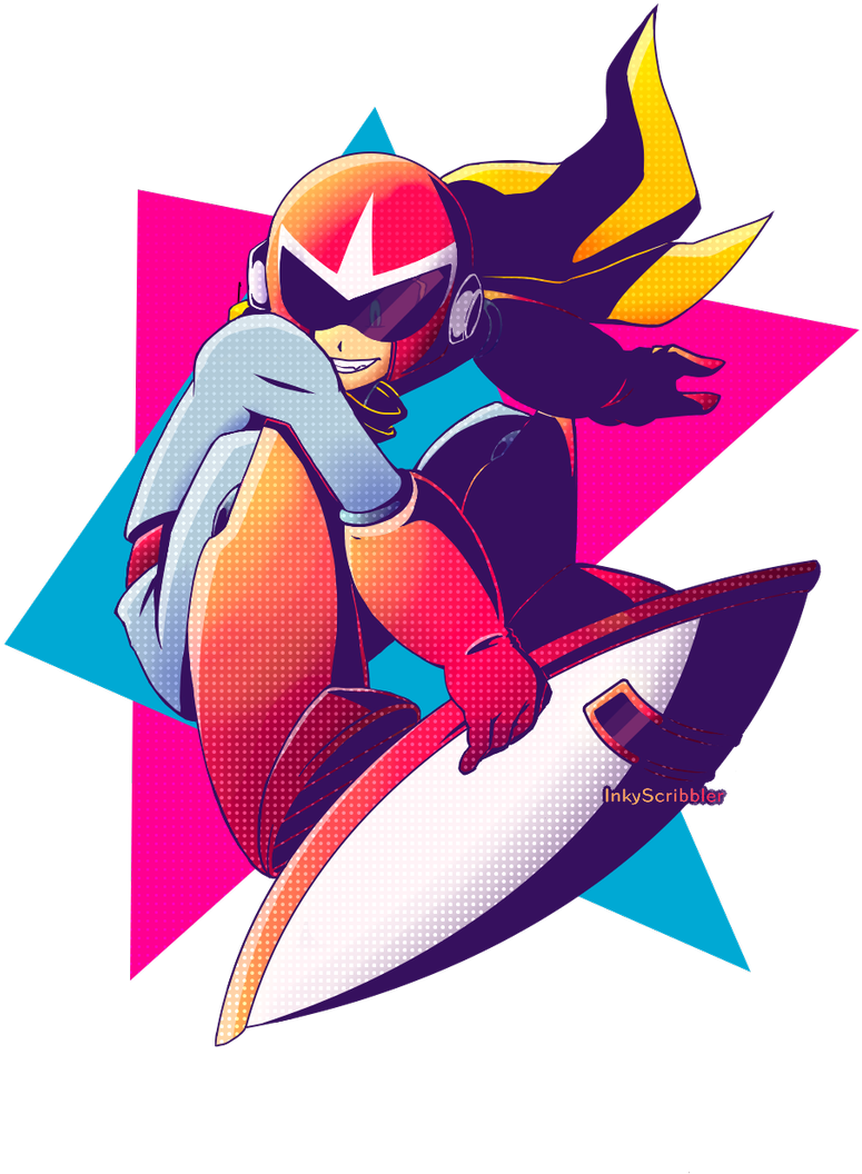 #protoman #blues #megaman - Mega Man & Bass Clipart - Large Size Png ...