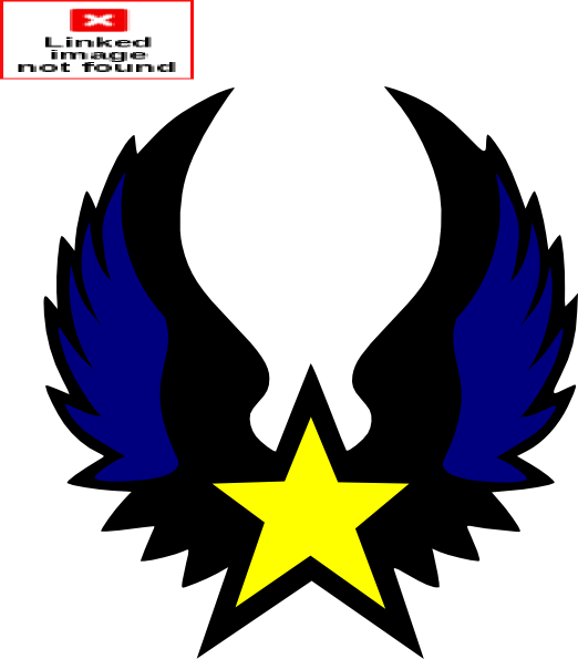 Small - Nautical Star With Wings Designs Clipart - Large Size Png Image ...