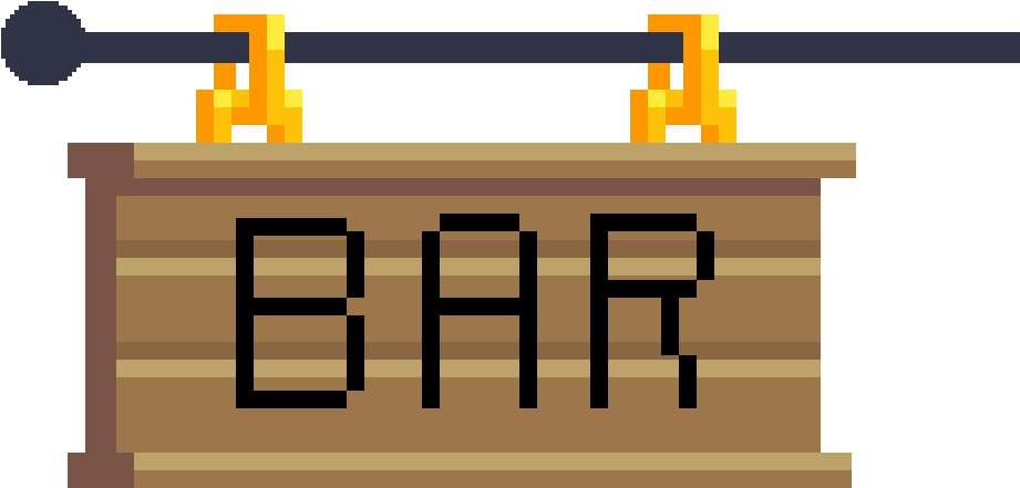 Bar Sign - Illustration Clipart - Large Size Png Image - PikPng