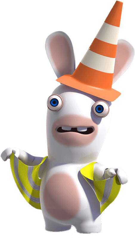Download - Lapin Crétin Travaux Clipart - Large Size Png Image - PikPng