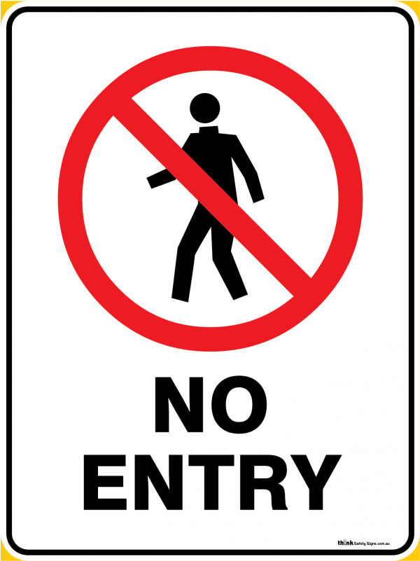 Download Prohibition No Entry - No Entry Authorised Personnel Only ...