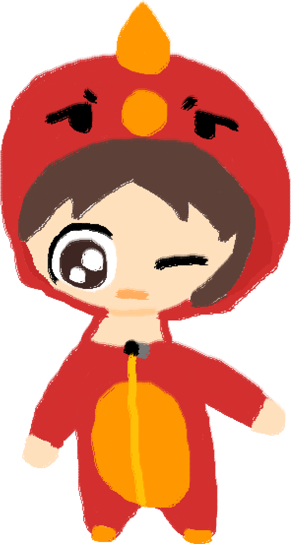 Chibi Dino Boy - Illustration Clipart - Large Size Png Image - PikPng