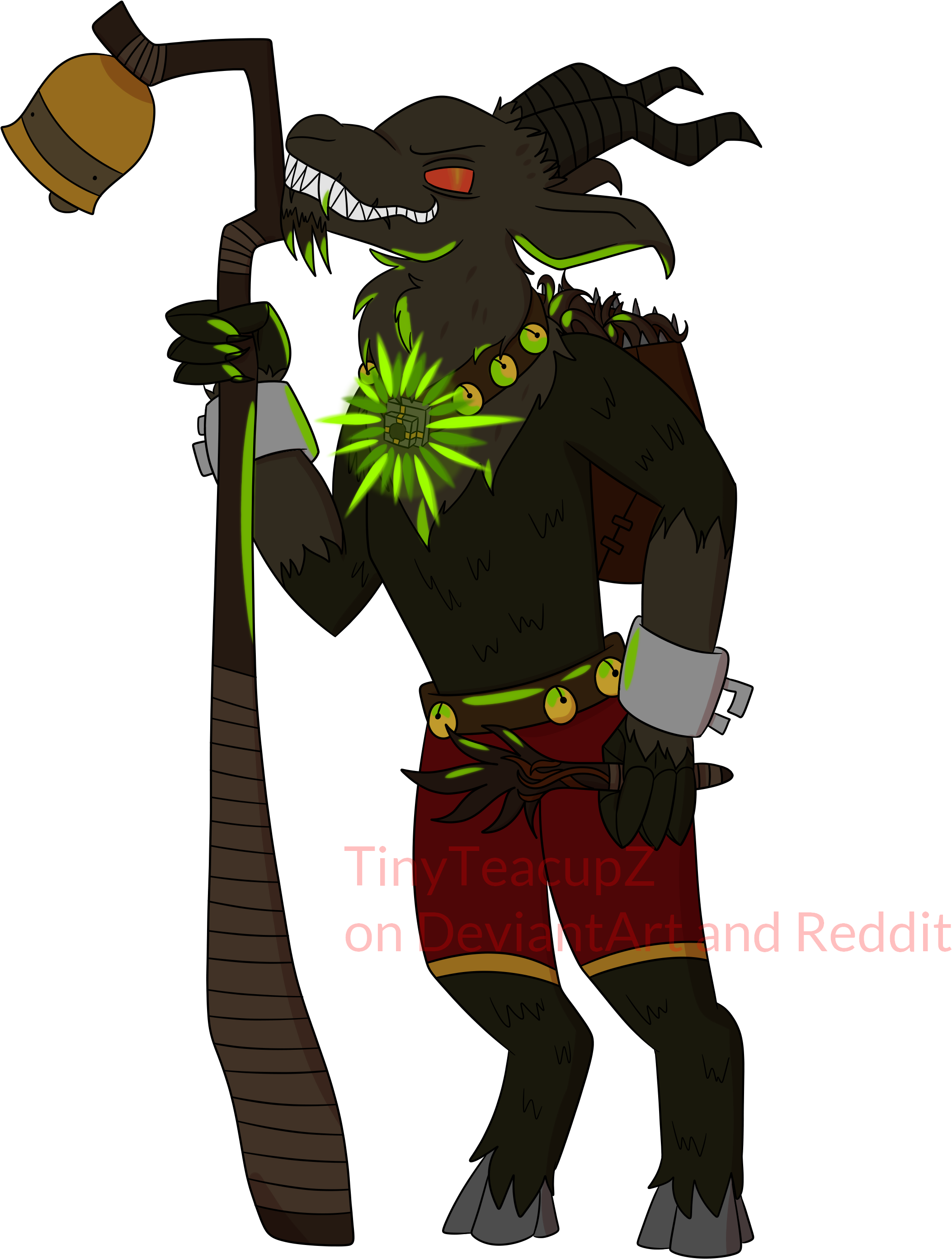 Krampus - Cartoon Clipart - Large Size Png Image - PikPng