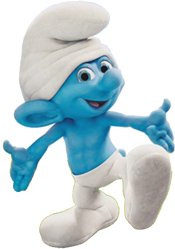 Smurf Blue Crackers Clipart - Large Size Png Image - PikPng